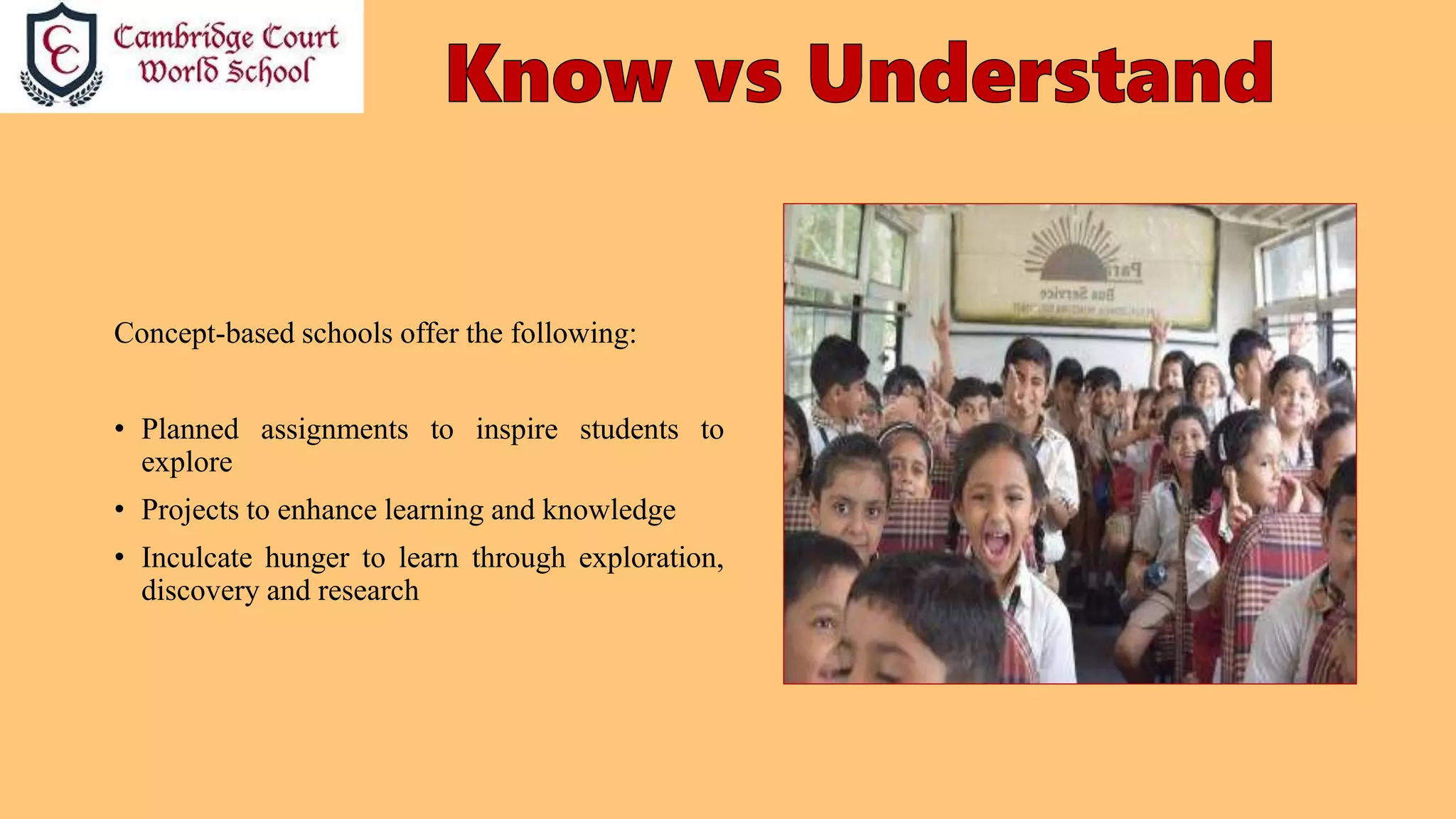 Importance of Concept-Based Learning in Schools | PPTX | Primary ...