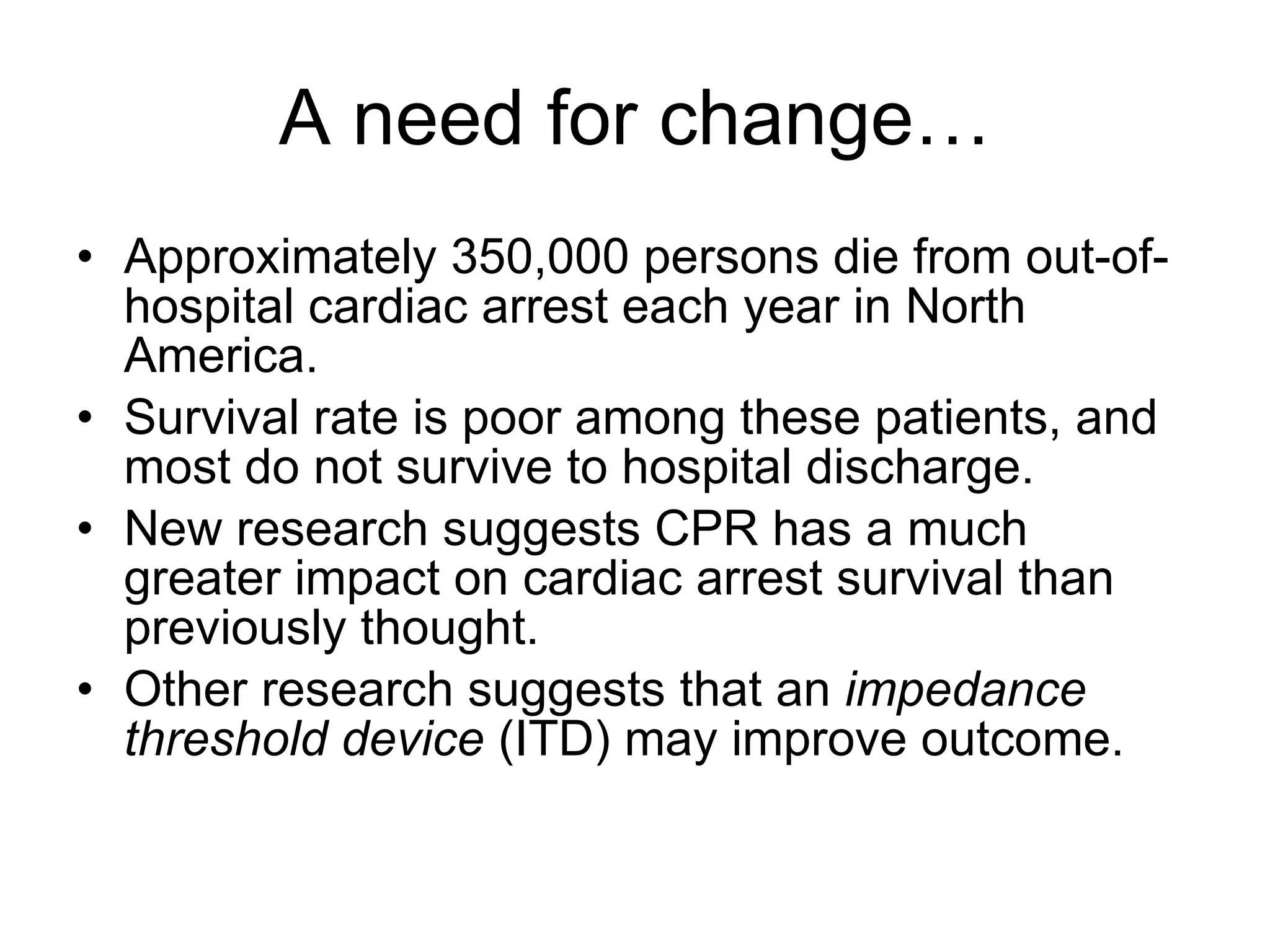 Importance of cpr 2010 | PPT