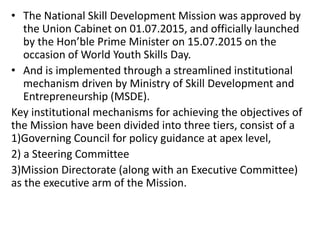 Importance of creating skilled india | PPTX