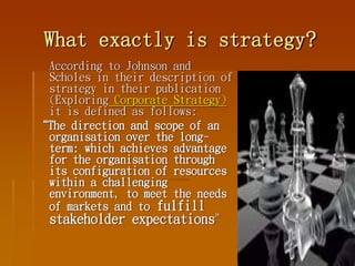 Importance of creating strategy for your organization | PDF