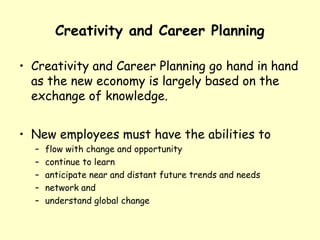 Importance of creativity in a job | PPT