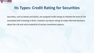 Importance of Credit Rating | PPTX