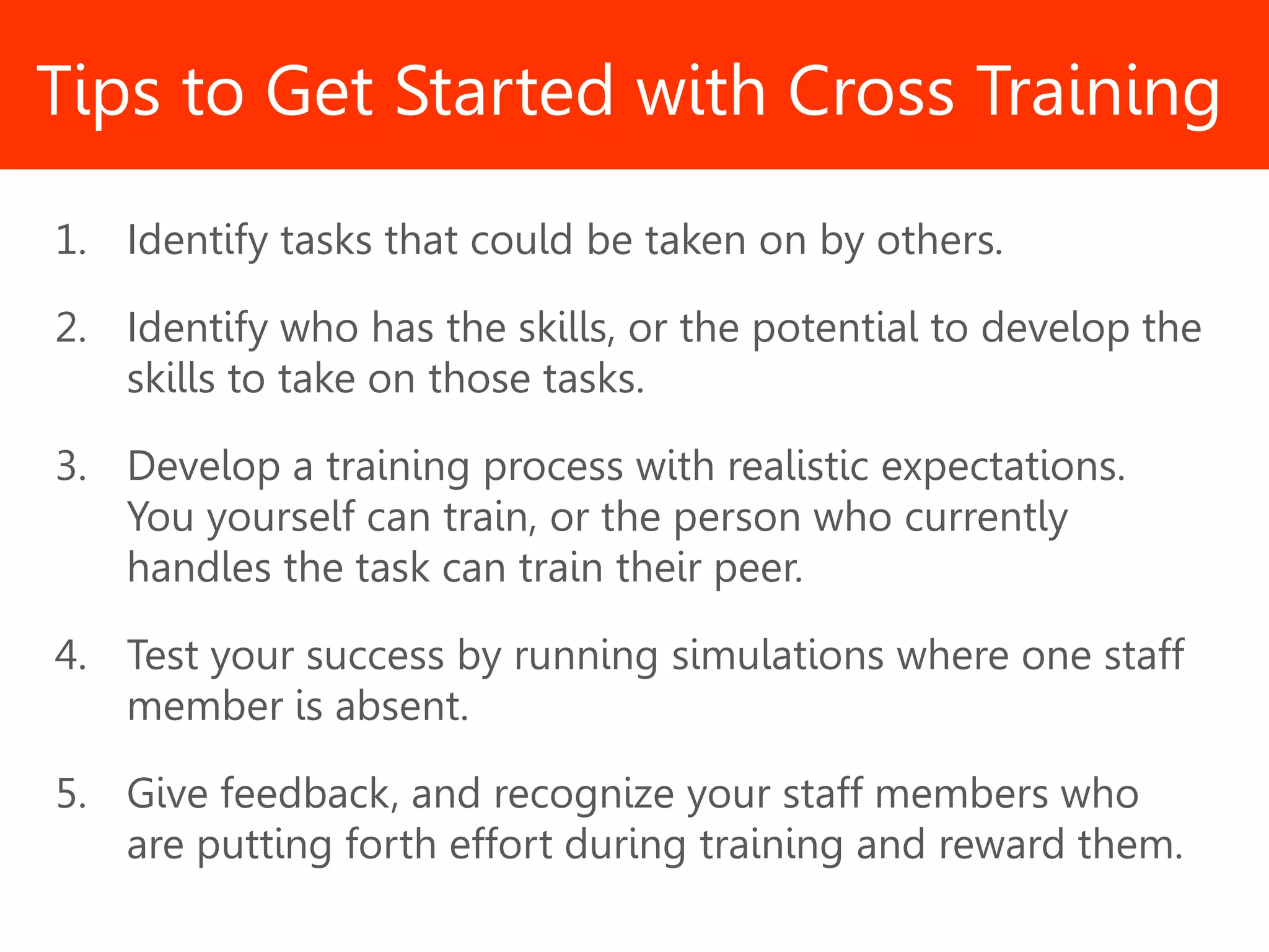 Importance of Cross Training | PPTX