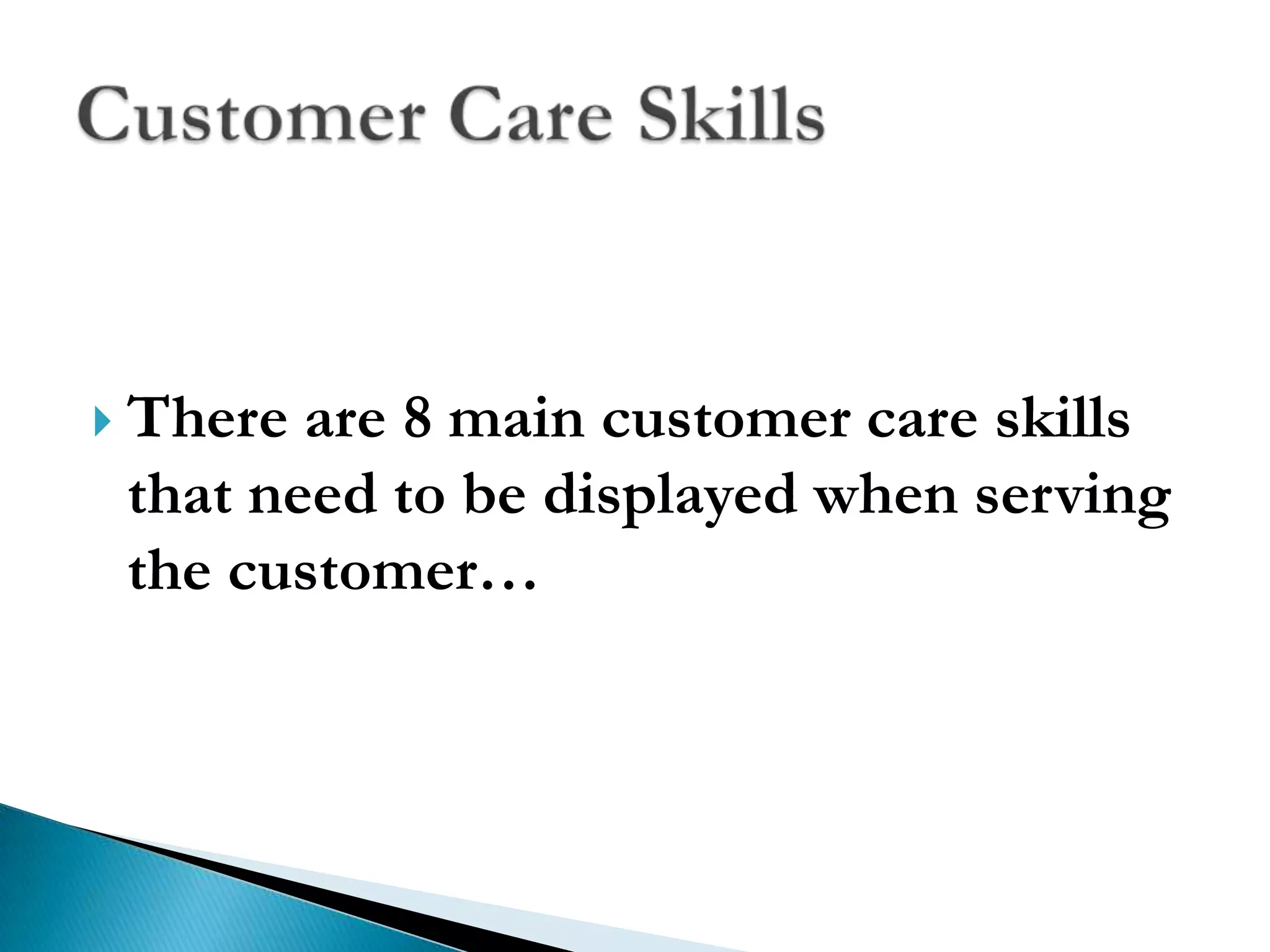 Importance of customer care | PPTX