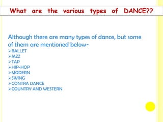 Importance Of Dance | PPTX