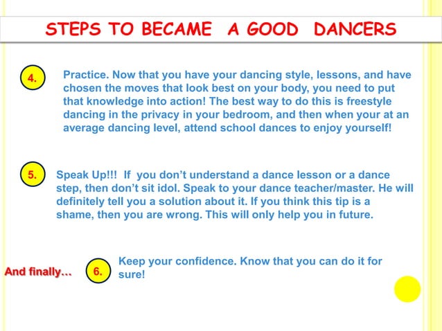 Importance Of Dance | PPTX