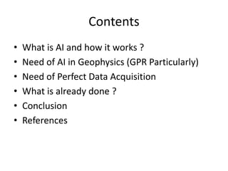 Importance of data acquisition quality for artificial intelligence | PPT