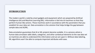 How Data Annotation is Beneficial for Artificial Intelligence and ...