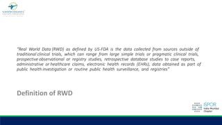 Importance of RWD in HEOR: An Industrial Perspective | PPT