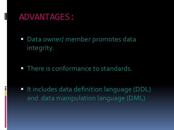 Importance of data model Importance of data model