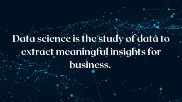Importance of data science.pptx | Science