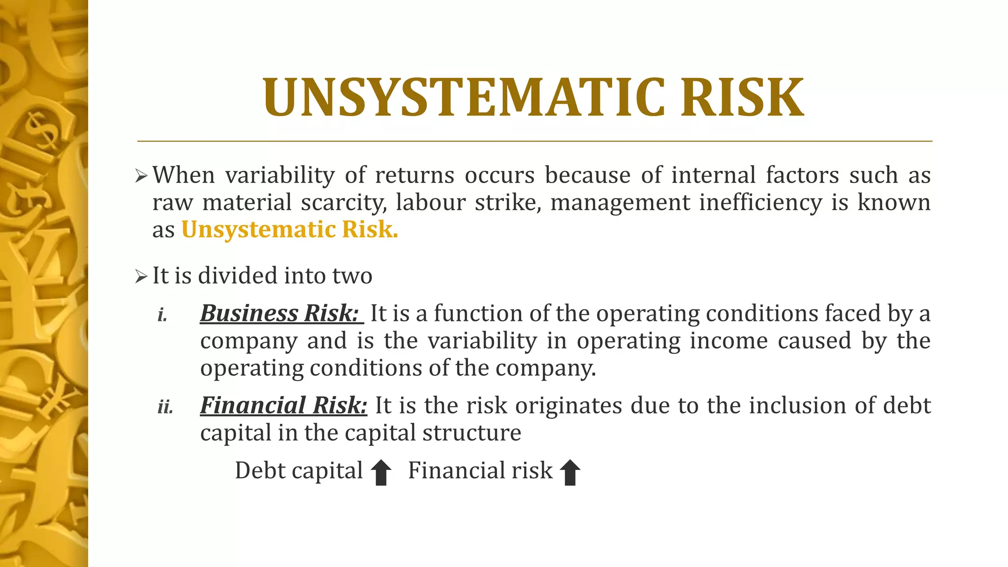 Importance of derivatives in risk management | PPTX