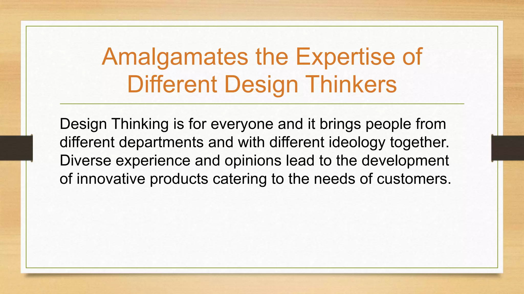 Importance of Design Thinking - Design Thinking Importance - Avantika ...