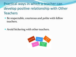 Importance of developing positive relationships | PPTX