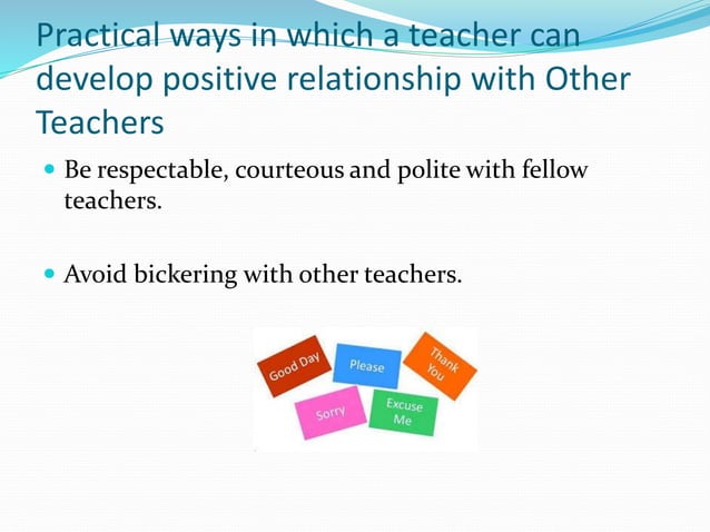 Importance of developing positive relationships | PPT