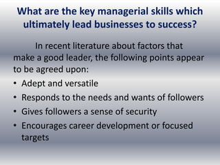 Importance of developing soft skills as a manager ppt | PPT