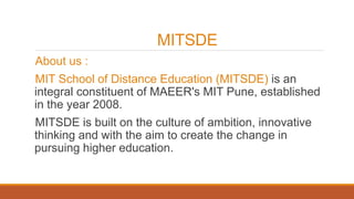Importance of Directing – MIT School of Distance Education | PPT