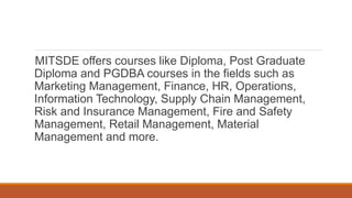 Importance of Directing – MIT School of Distance Education | PPT