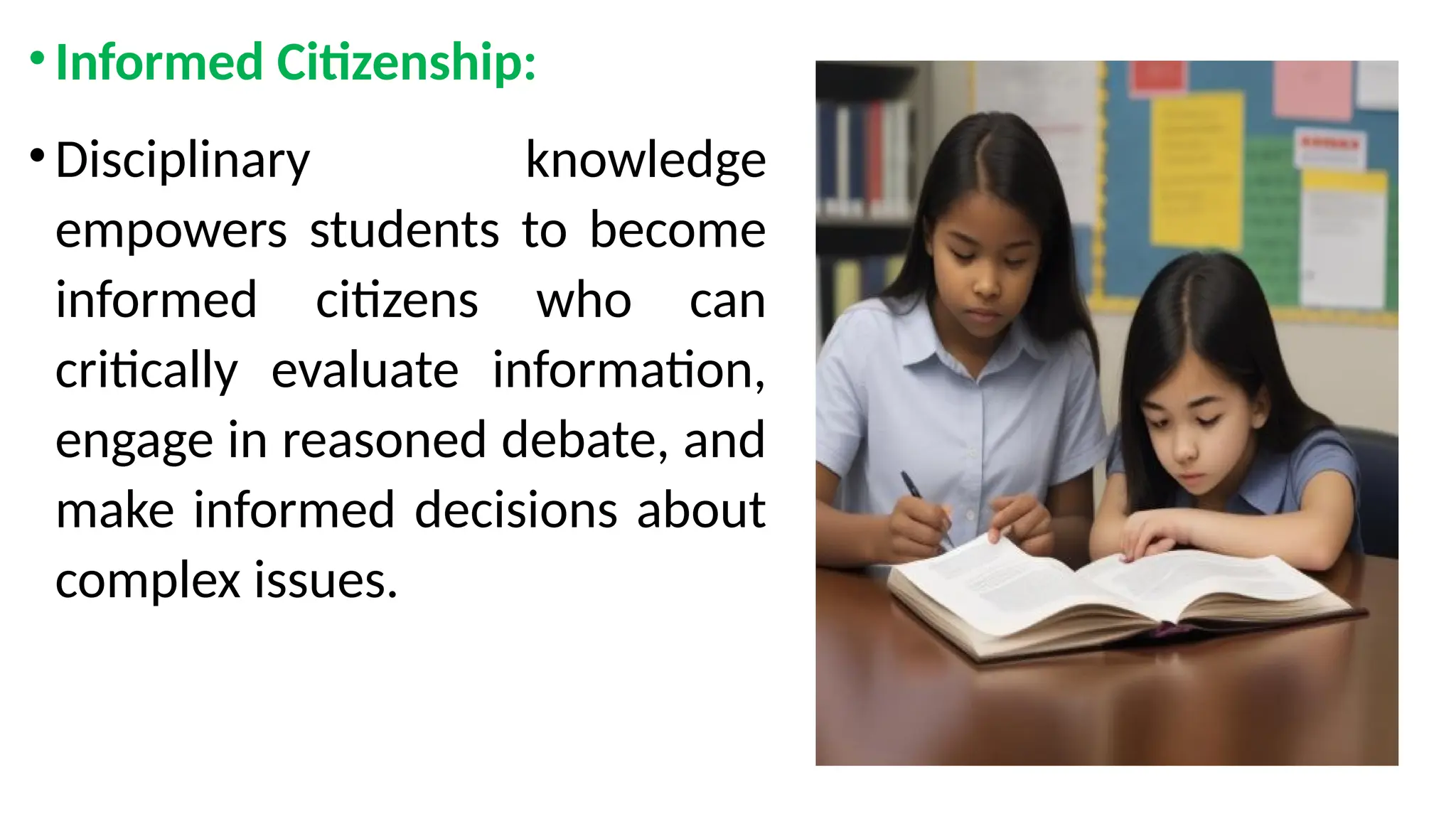 Importance of disciplinary knowledge to the students.pptx