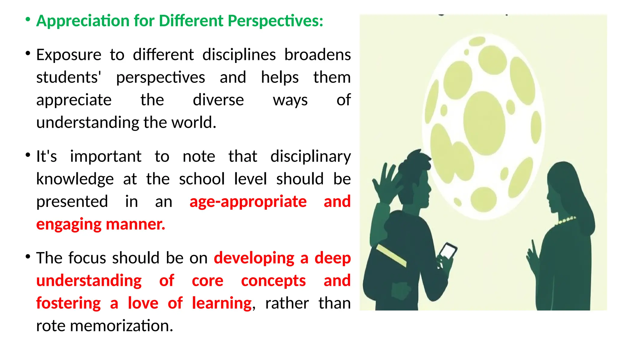 Importance of disciplinary knowledge to the students.pptx
