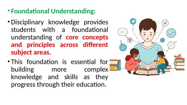 Importance of disciplinary knowledge to the students.pptx
