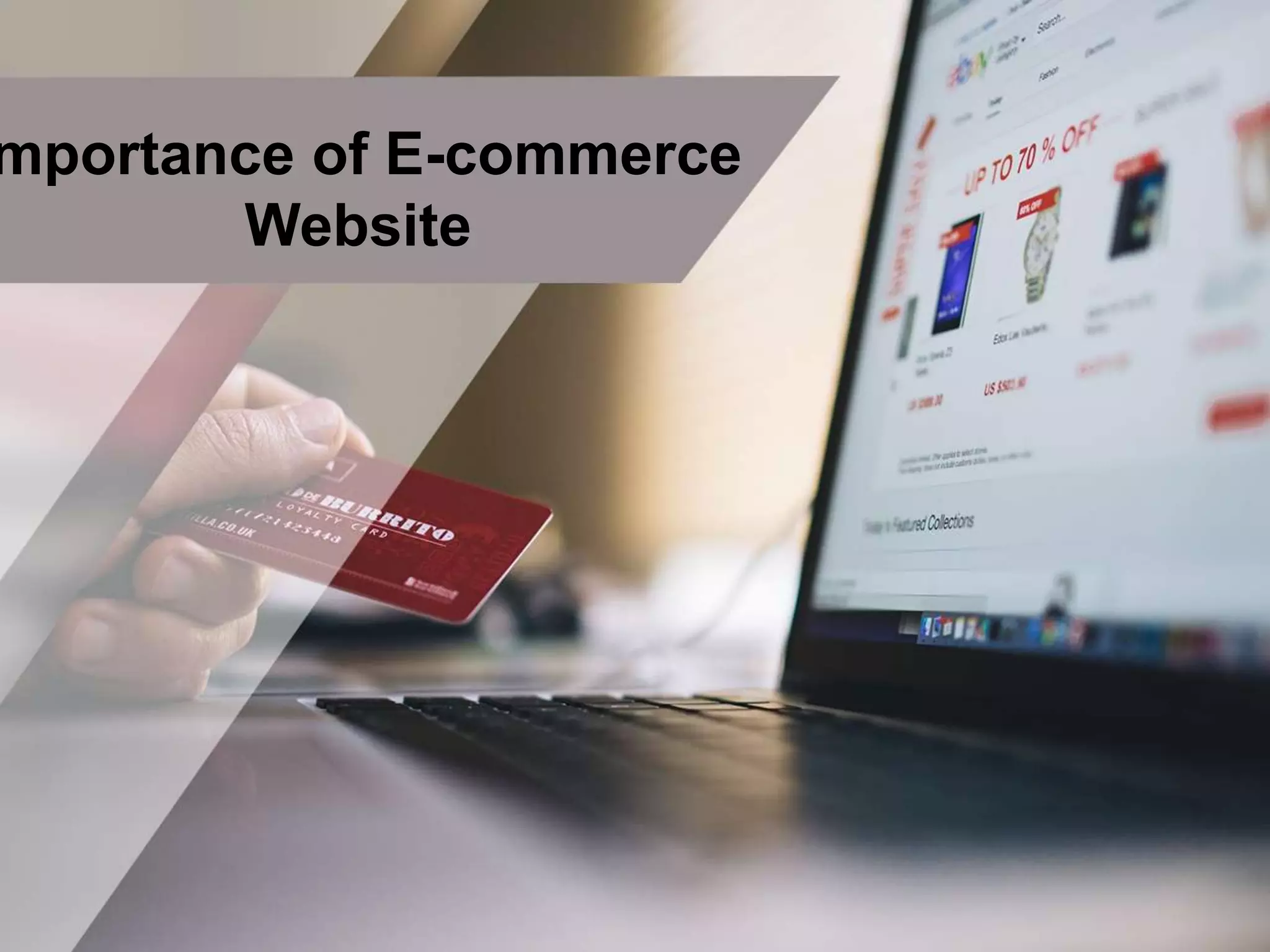 Importance of E-commerce Website | PPT