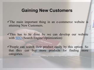 Importance of E-commerce Website | PPT