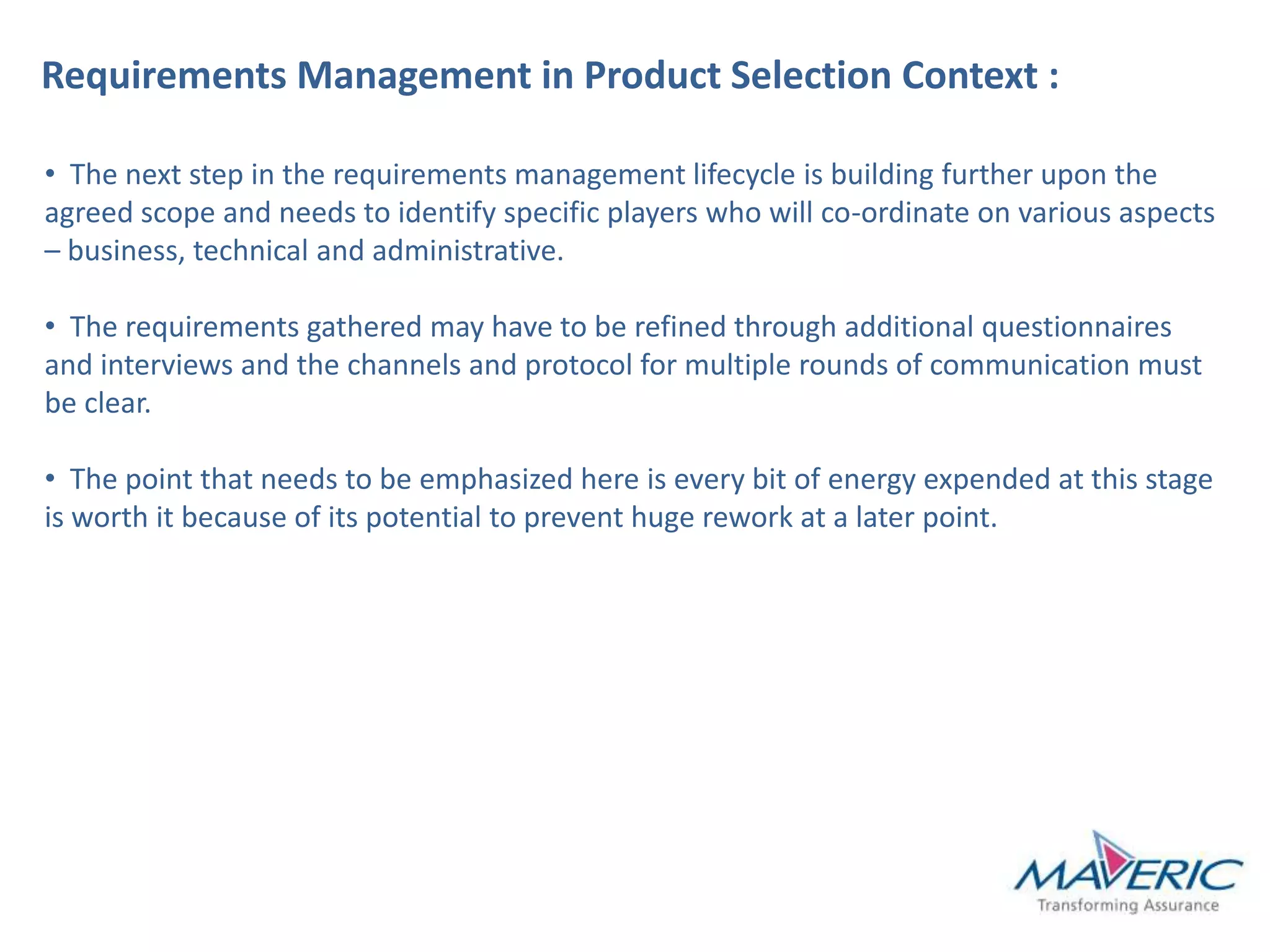 Importance of early project requirements definition | PPT