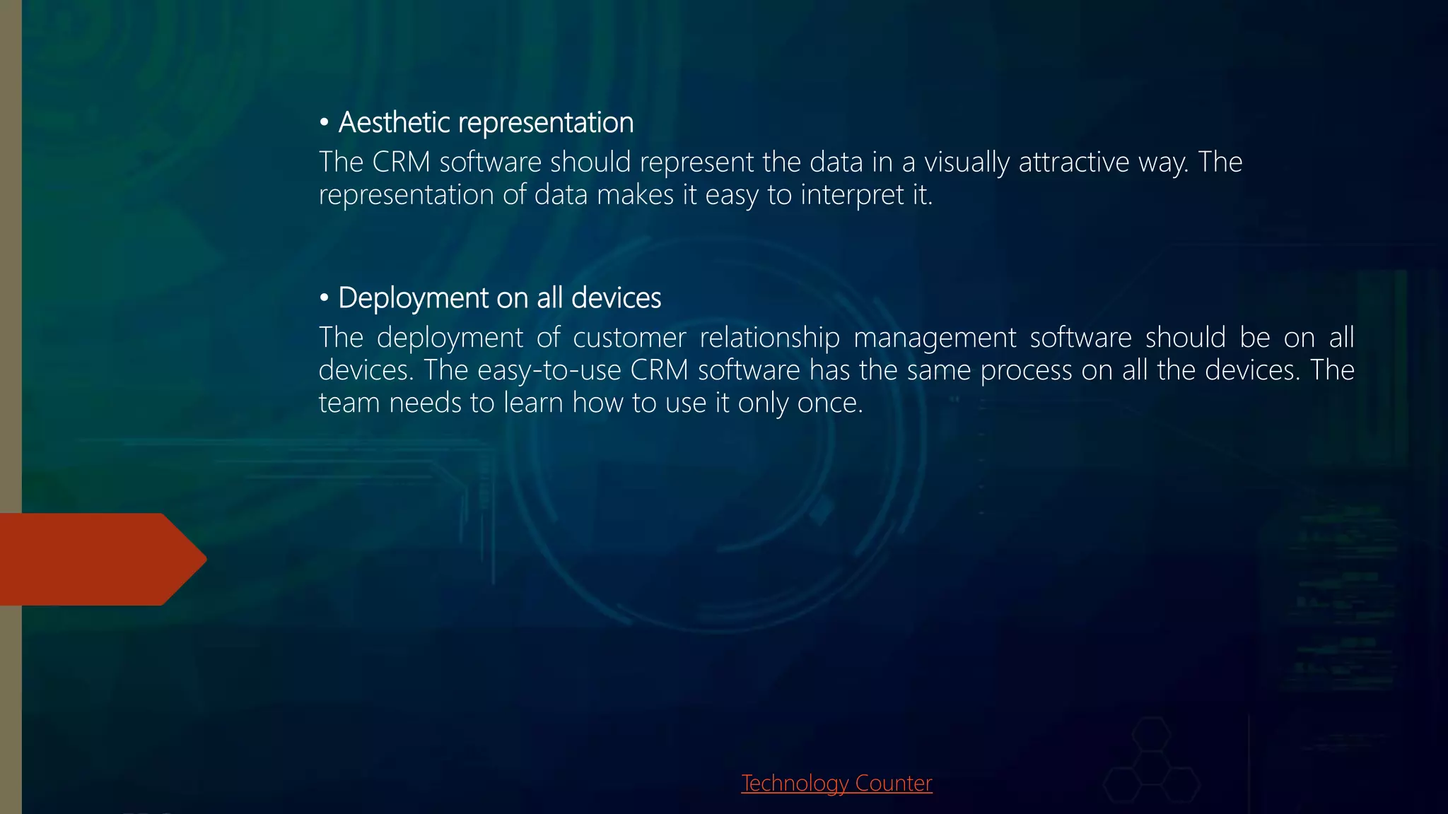Importance of Easy-to-Use CRM Software Interface | PPTX | Operating ...