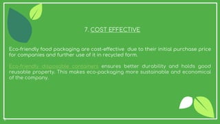 Importance of eco friendly food packaging | PPTX