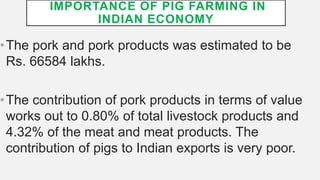 economic Traits of swine | PPTX