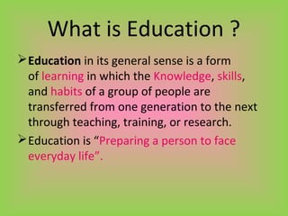 Importance of education | PPT