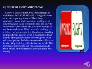 Importance of education | PPTX