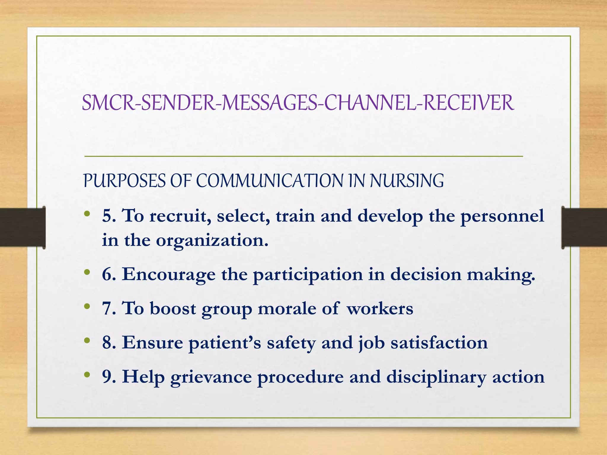 Importance of Effective Communication in Nursing | PPTX