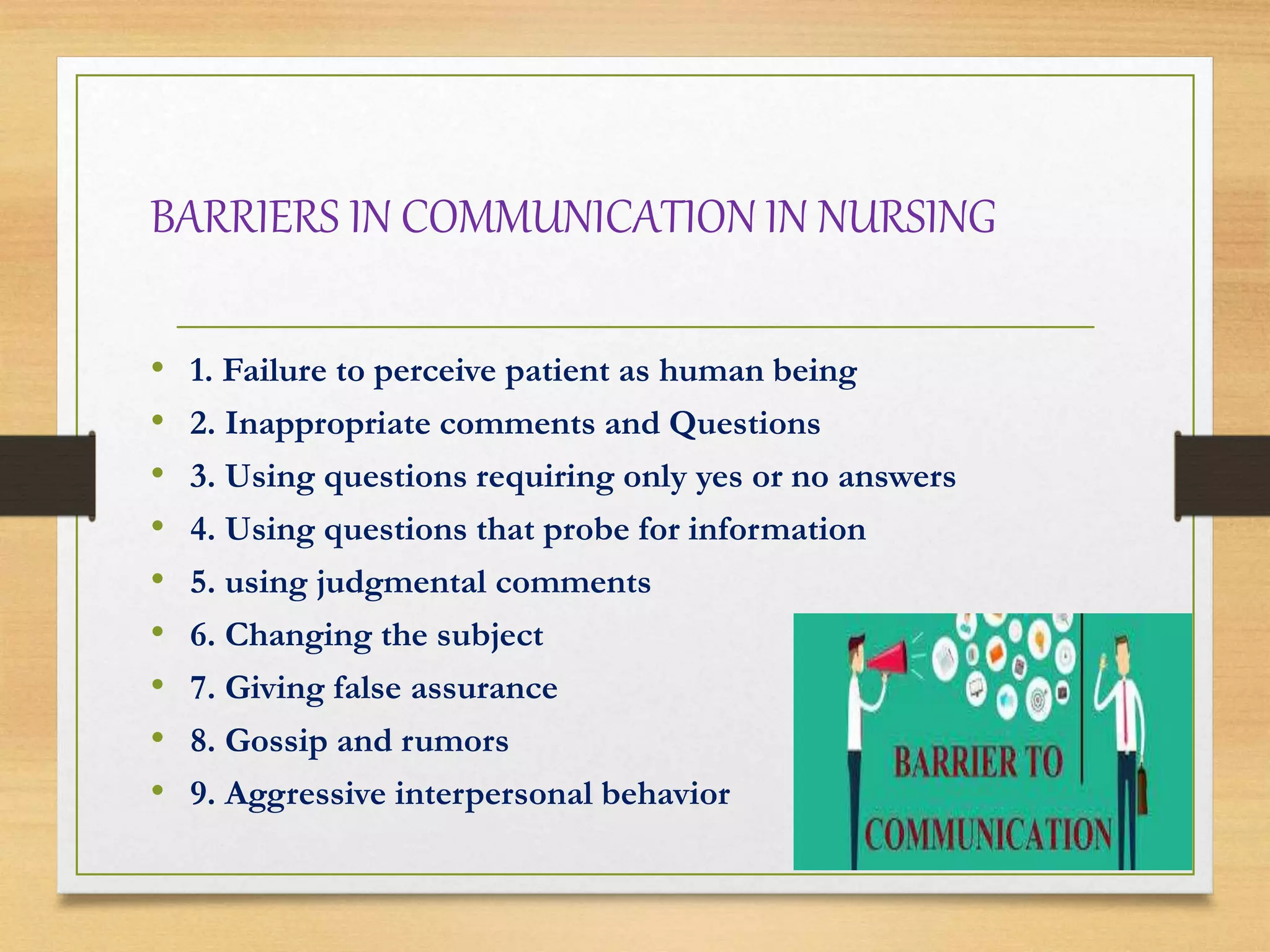 Importance of Effective Communication in Nursing | PPTX