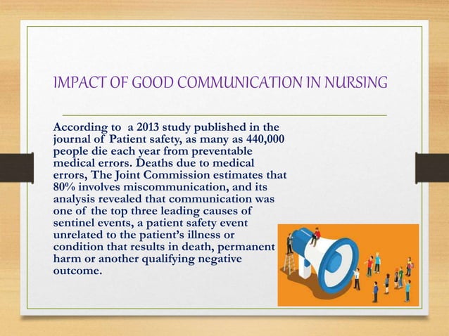Importance of Effective Communication in Nursing | PPTX