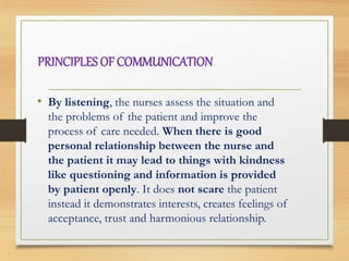 Importance of Effective Communication in Nursing | PPTX