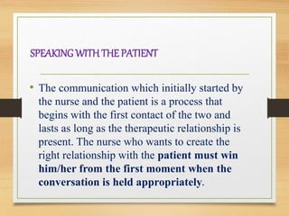 Importance of Effective Communication in Nursing | PPTX
