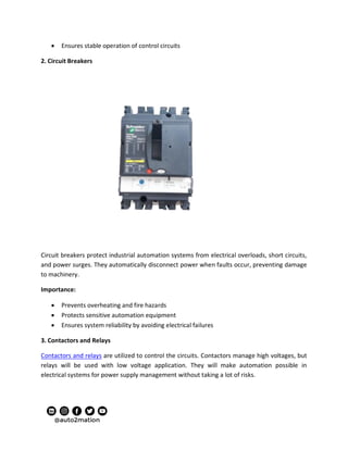 Importance of Electrical Components in Industrial Automation.pdf