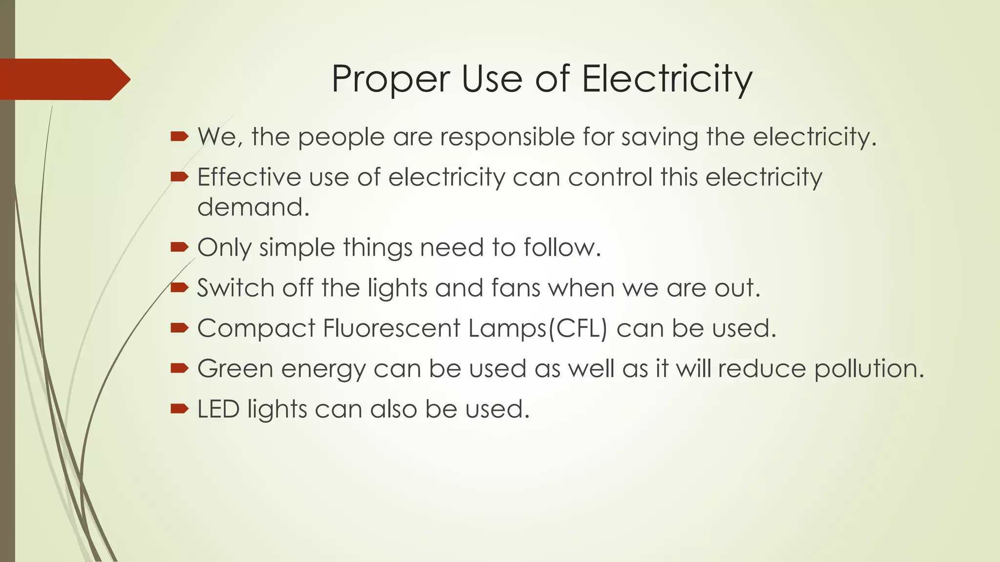 Importance of electricity | PPTX