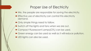 Importance of electricity | PPTX