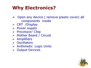 Importance of electronics | PPT