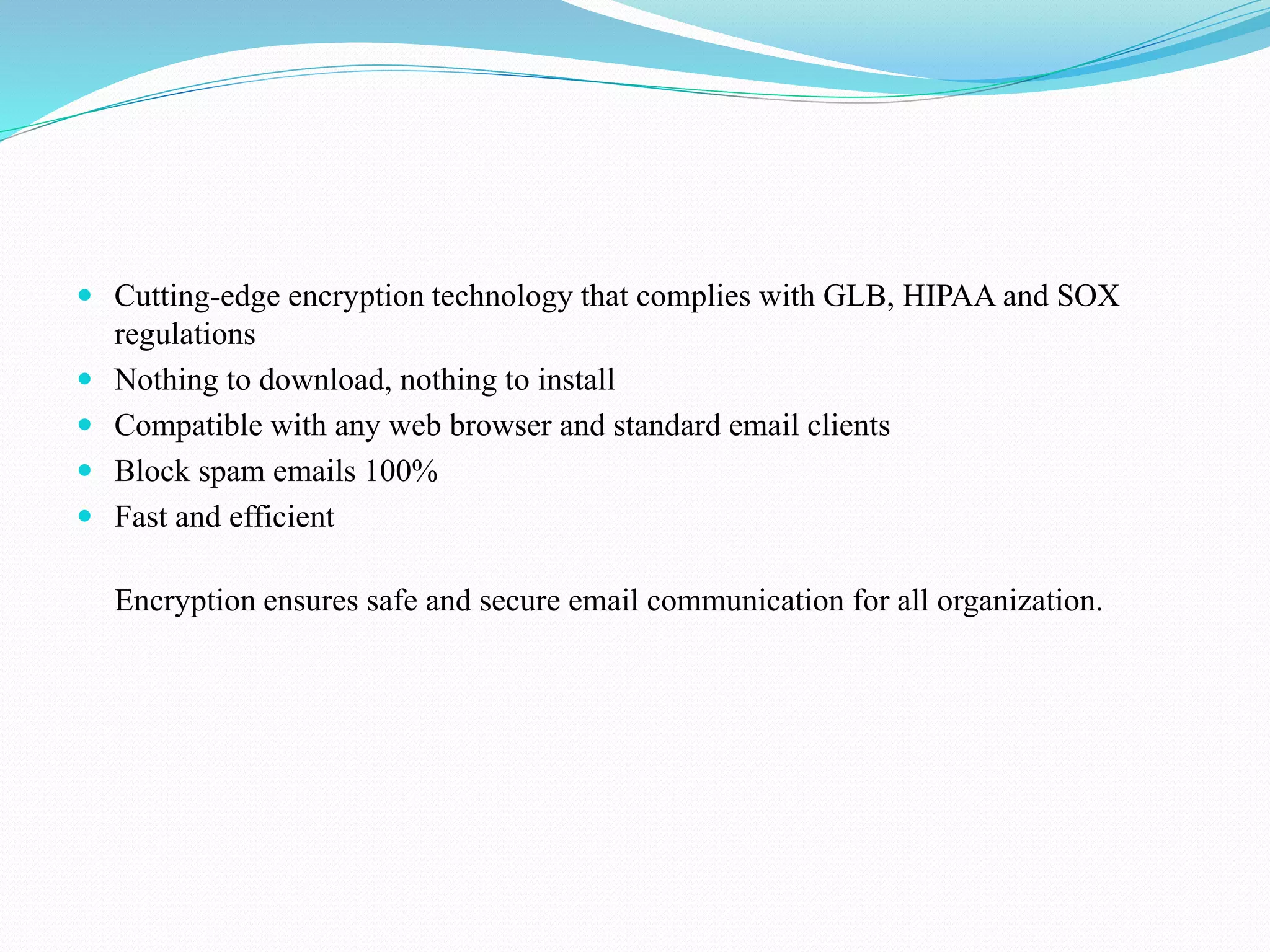 Importance Of Email Encryption In Organizations | PPTX | Email | Internet