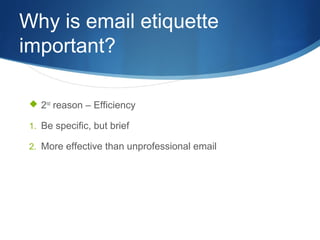 Importance Of Email Etiquette