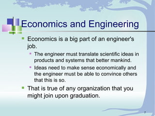 Importance of engineering economics | PPT