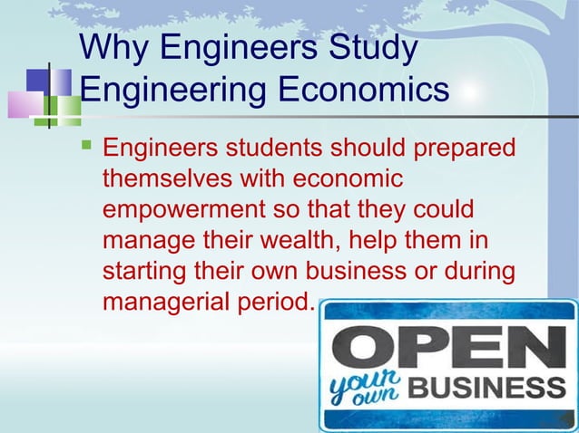 Importance of engineering economics | PPT