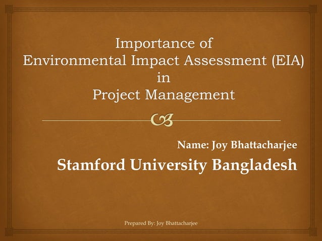 Environmental Impact Assessment (EIA) in Project Management | PDF | Science