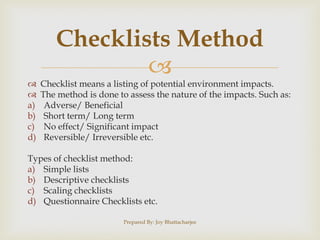 Environmental Impact Assessment (EIA) in Project Management | PDF