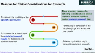 Importance of ethical codes and considerations in research of conduct ...