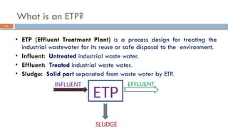 IMPortance of ETP.PPTX why etp is required in plant | PPTX